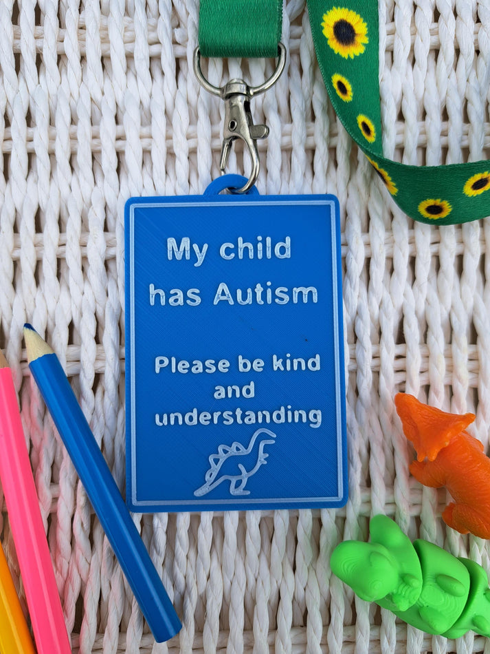 My Child Has Autism - Awareness Talk Tag – SEN Talk Tags Ltd