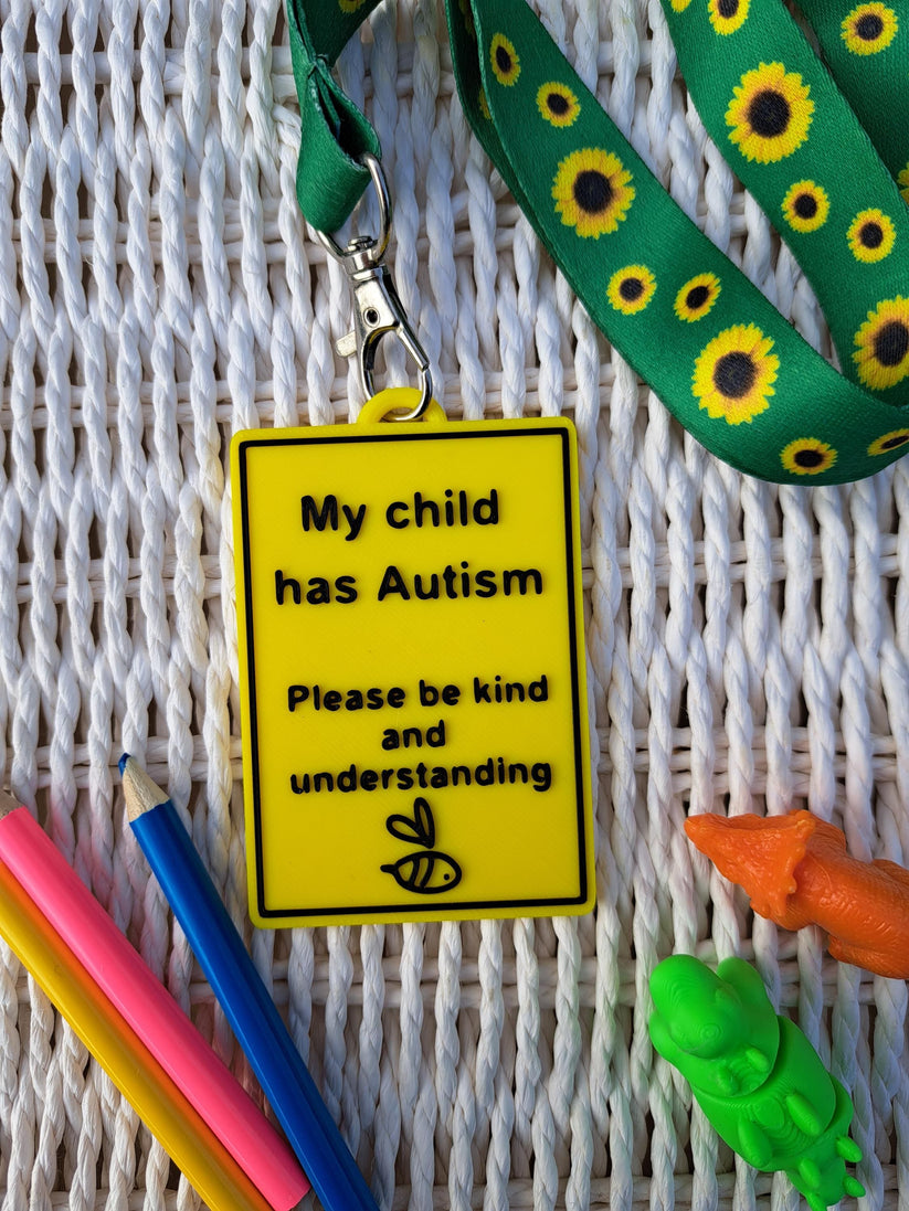 Custom 3D-Printed Disability ID Tag – SEN Talk Tags