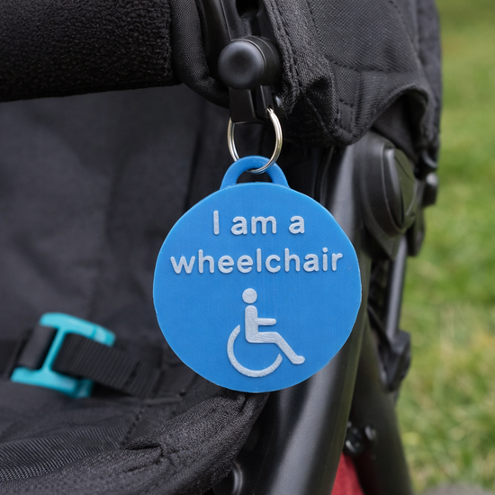 Wheelchair Tag for Adapted Buggy – SEN Talk Tags Ltd