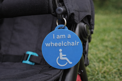 Wheelchair Tag for Adapted Buggy – SEN Talk Tags Ltd