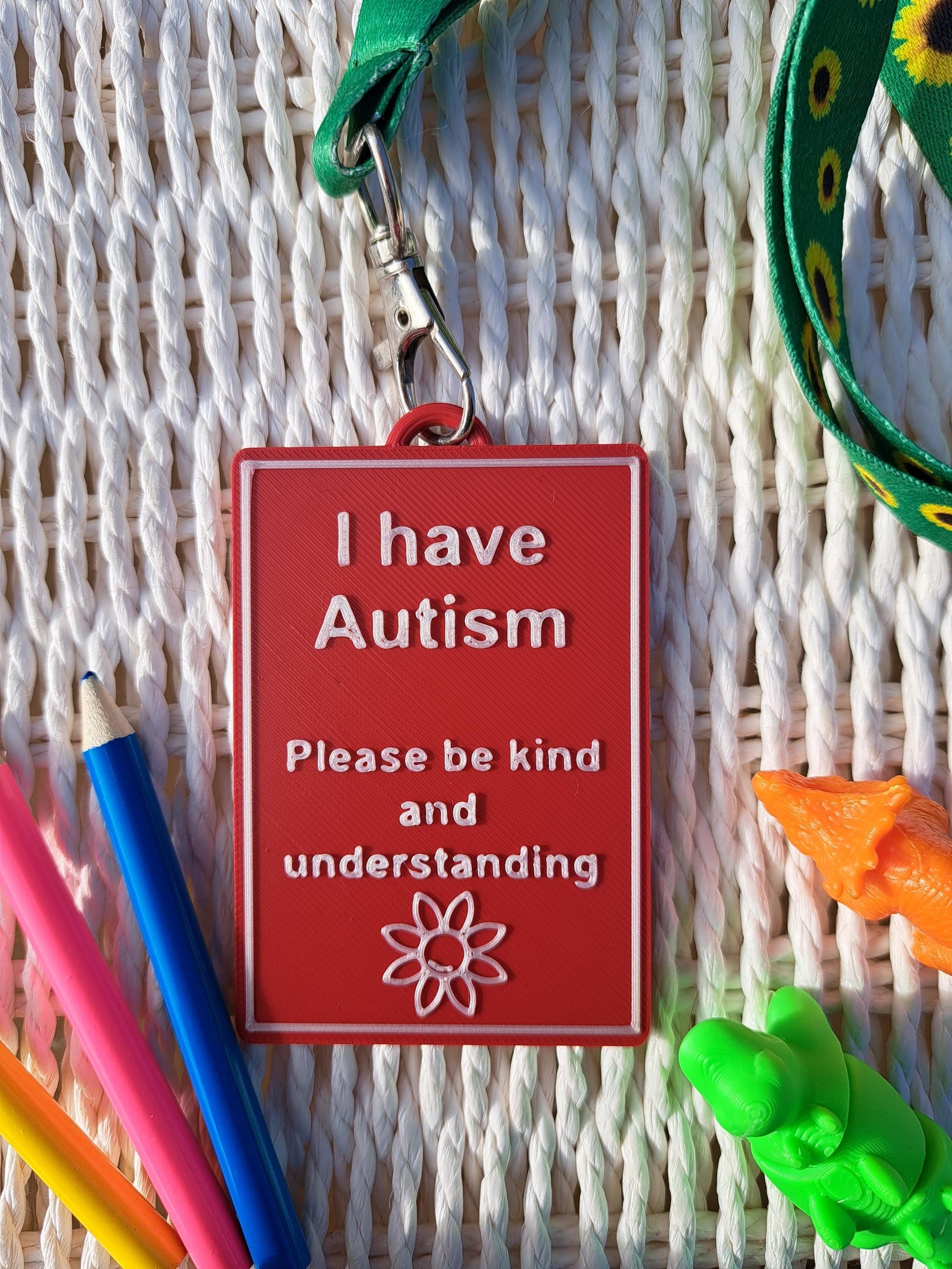 Custom 3D-Printed Disability Awareness Talk Tags – SEN Talk Tags Ltd