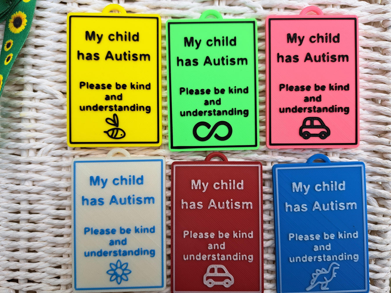 My Child Has Autism - Awareness Talk Tag – SEN Talk Tags Ltd