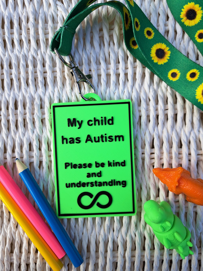 My Child Has Autism - Awareness Talk Tag – SEN Talk Tags Ltd