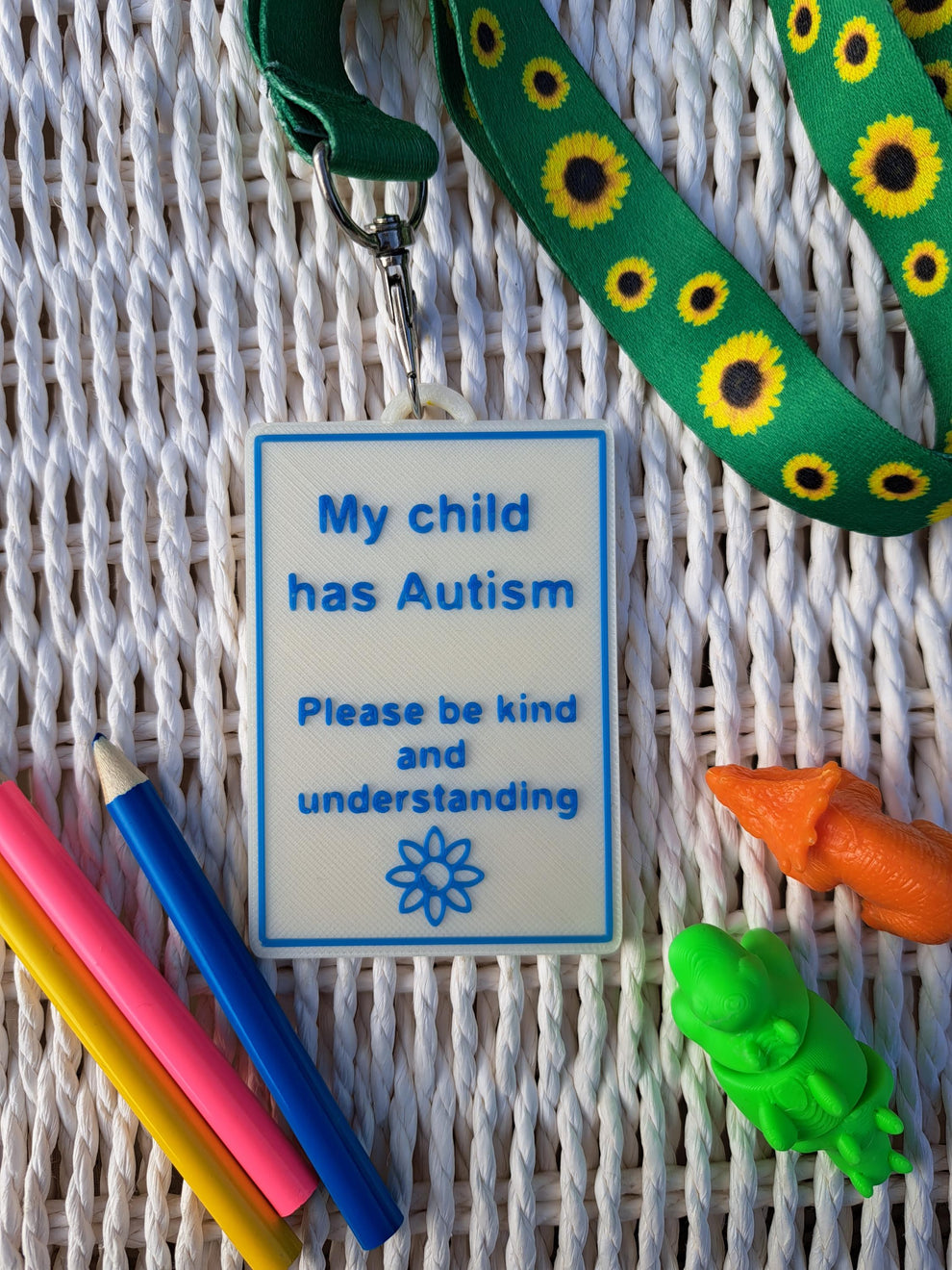 My Child Has Autism ID – SEN Talk Tags